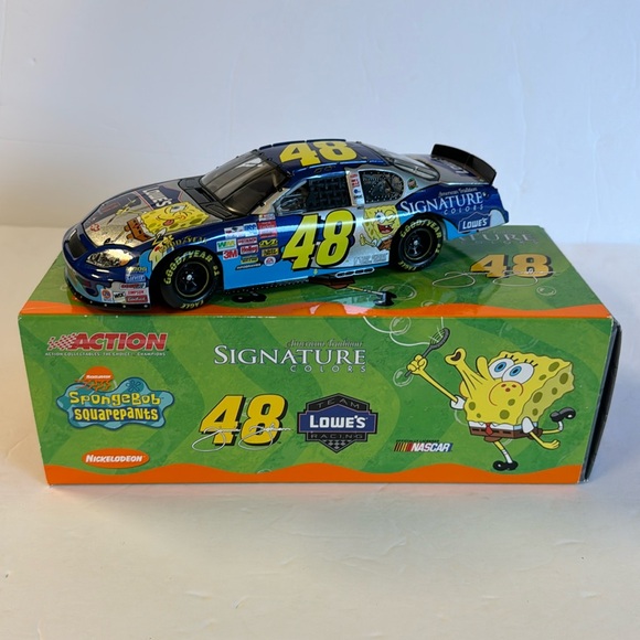 Nascar | Toys | 24 Scale Jimmie Johnson Spongebob Squarepants Monte Carlo Limited Edition | Poshmark